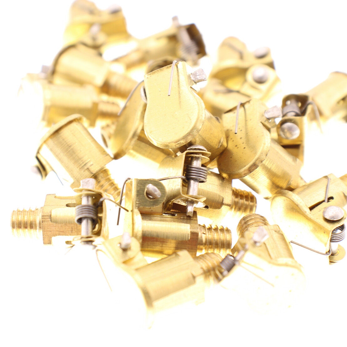 20pcs M6 x1mm LOT Brass Grease Oil Cup Oiler Spring Flip Cap for Hit ...