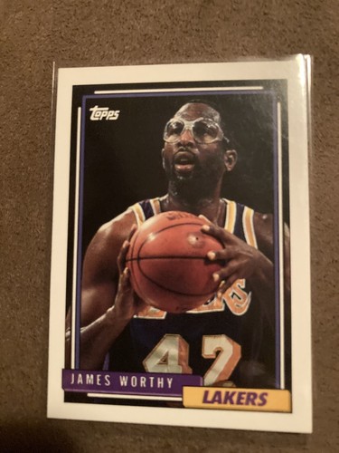 1993 Topps James Worthy Card 255 Mint Original NBA Basketball USA Made ...