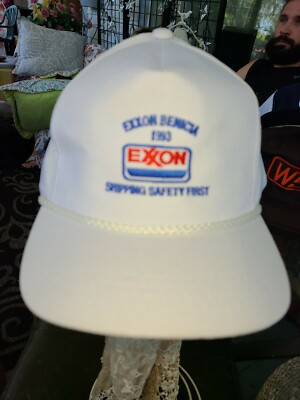 VINTAge EXXON 1993 BENICIA SHIPPING Hat Cap | eBay