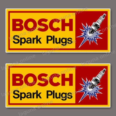 bosch spark plugs Logo Gloss Weatherproof Decal Sticker 1 | eBay