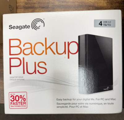 Seagate Backup Plus 4TB External Hard Drive (STCA4000100) 763649040584 ...