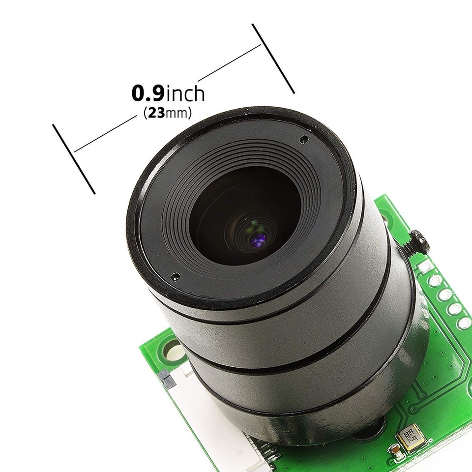 for Raspberry Pi 5 Camera Module with Interchangeable CS Mount Lens for ...