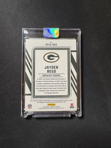 2023 Panini Donruss - Rookie Phenom Jersey Autograph #RPJA-JREE Jayden ...