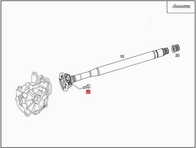 Genuine MERCEDES X222 A205 A217 C205 C207 Cap bolt with socket ...