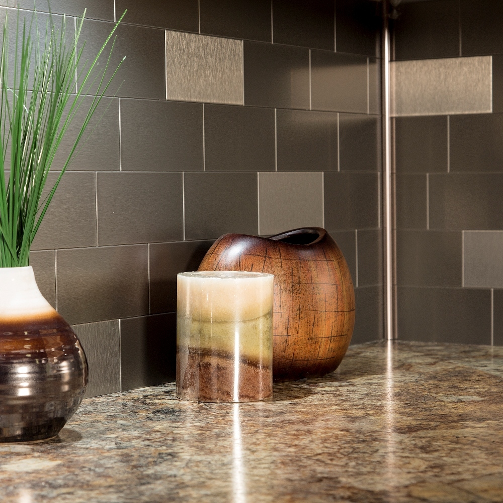 Aspect Peel And Stick Backsplash Tiles ACP SAMPLE BK04X12MM Aspect