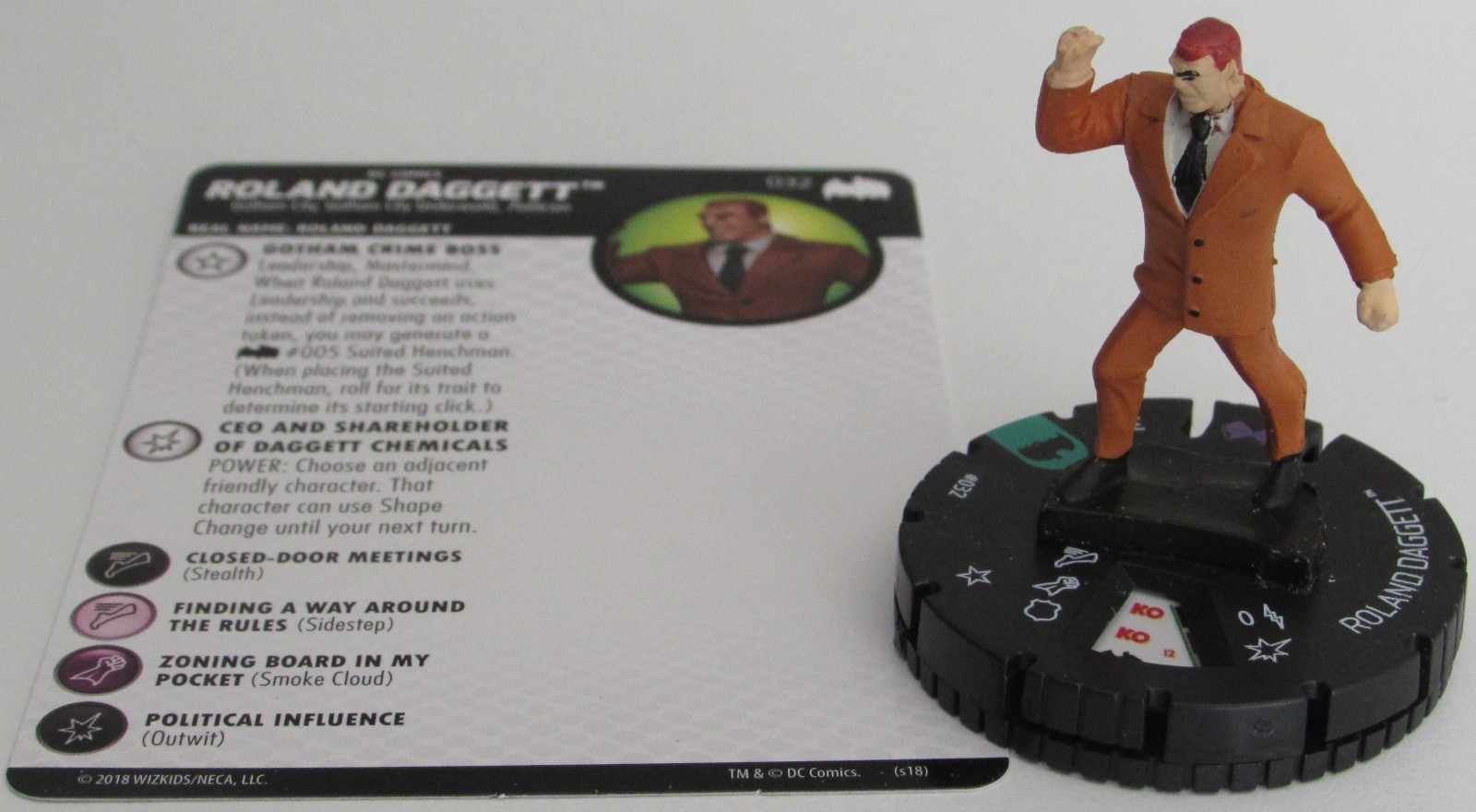 ROLAND DAGGET 032 Batman: The Animated Series DC HeroClix | eBay