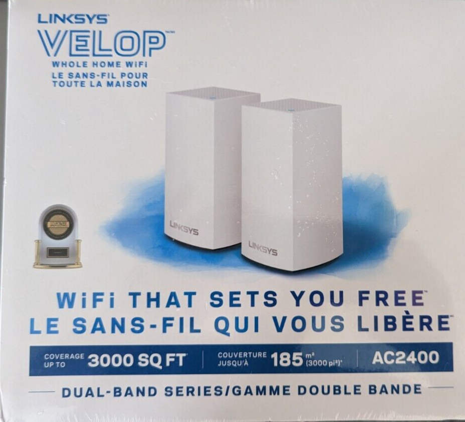 Linksys Velop Mesh WiFi System - Dual Band - 2-Pack - VLP0102- for sale ...