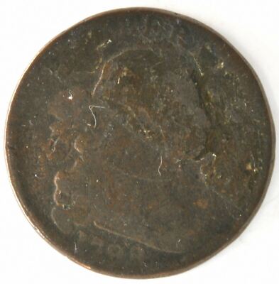 1798 Draped Bust Large Cent US Copper Coin Reverse Of 1797 United ...
