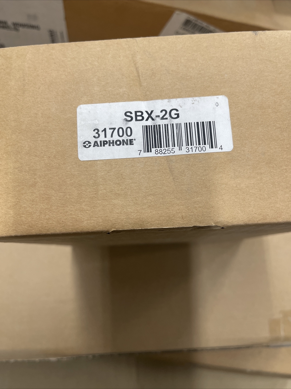 Aiphone Intercom Surface Mount Box For 2-Gang Stainless Steel Stations ...