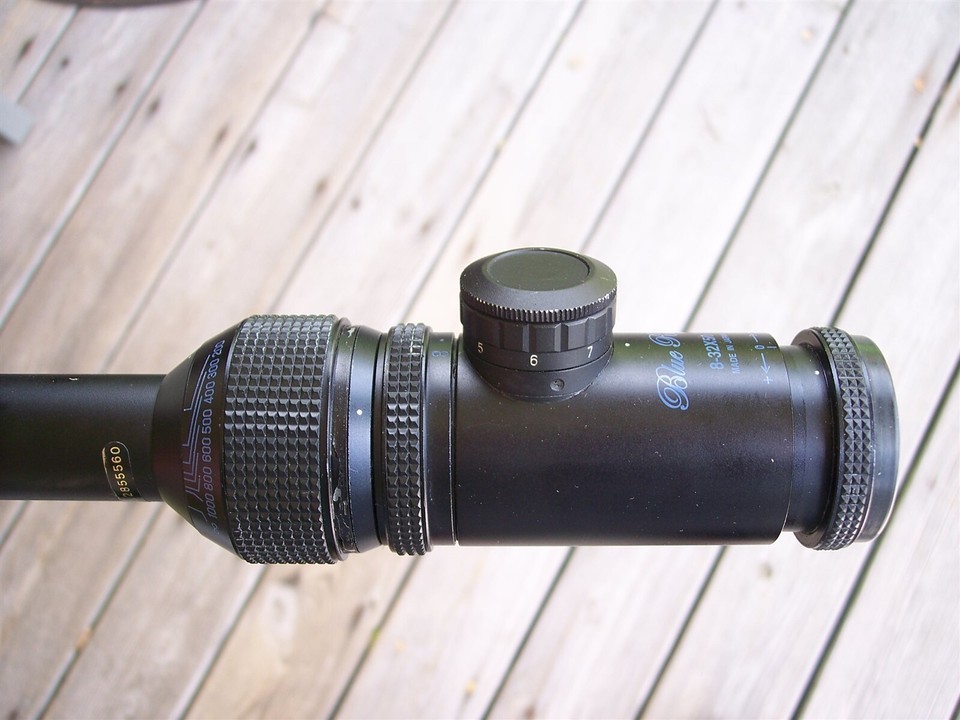 Hakko 8-32x50mm Rifle Scope ~Lighted Mil-Dot~ Blue Ring | eBay