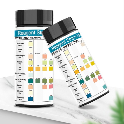 100 Strips Urine Test Strip 10 Parameters Urinalysis Dip-Stick PH Test ...