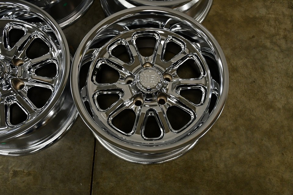 Set 4 US Mag U110 Rambler 18x8 5x4.75 Chrome Plated Wheels 18" 1mm Rims ...