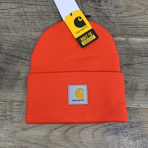 Carhartt Men's Knit Cuffed Beanie | Bittersweet — New | eBay