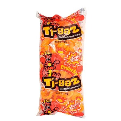 Superstar Snacks Prod of Jamaica Tigaz & Strawberry Ballers (Tigaz Ched ...