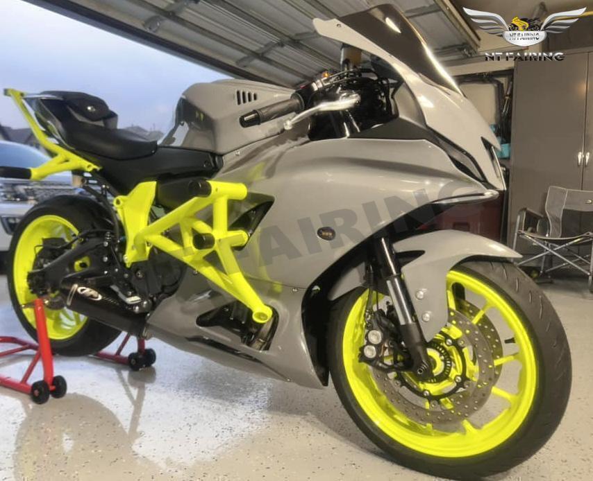 PL Nardo Gray Fairing Fit for YAMAHA 2022-2023 YZF R7 Injection ...