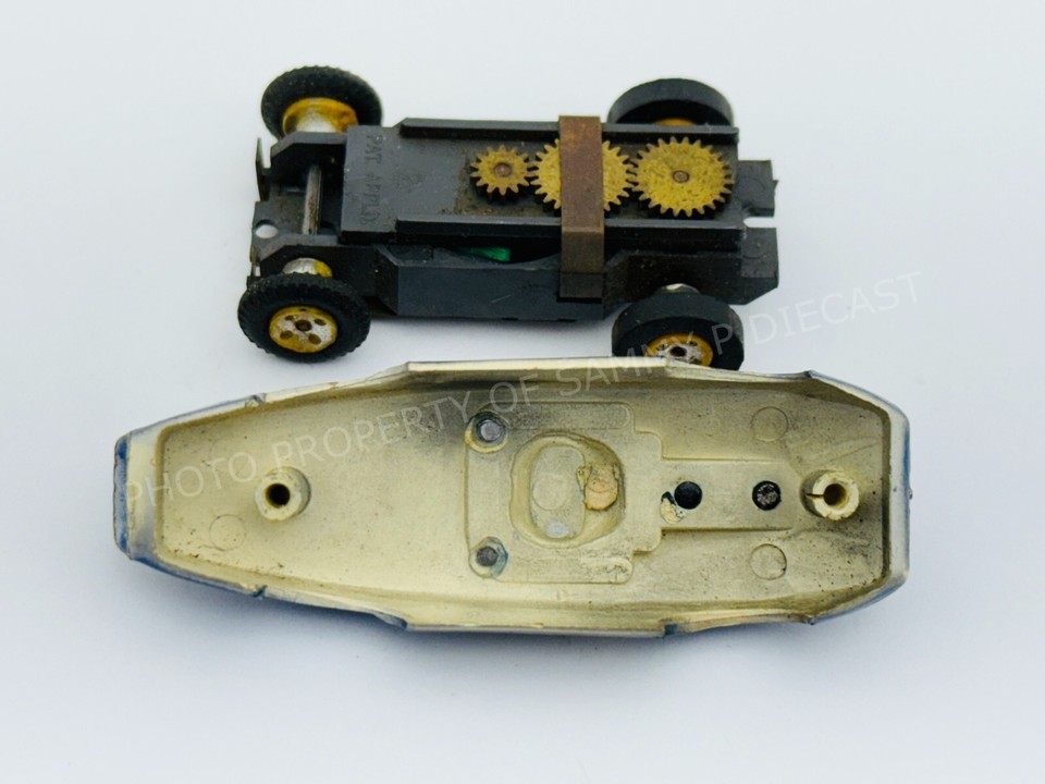 Aurora Thunderjet Tjet GRAND PRIX RACER - Candy Plated Blue HO Slot Car ...