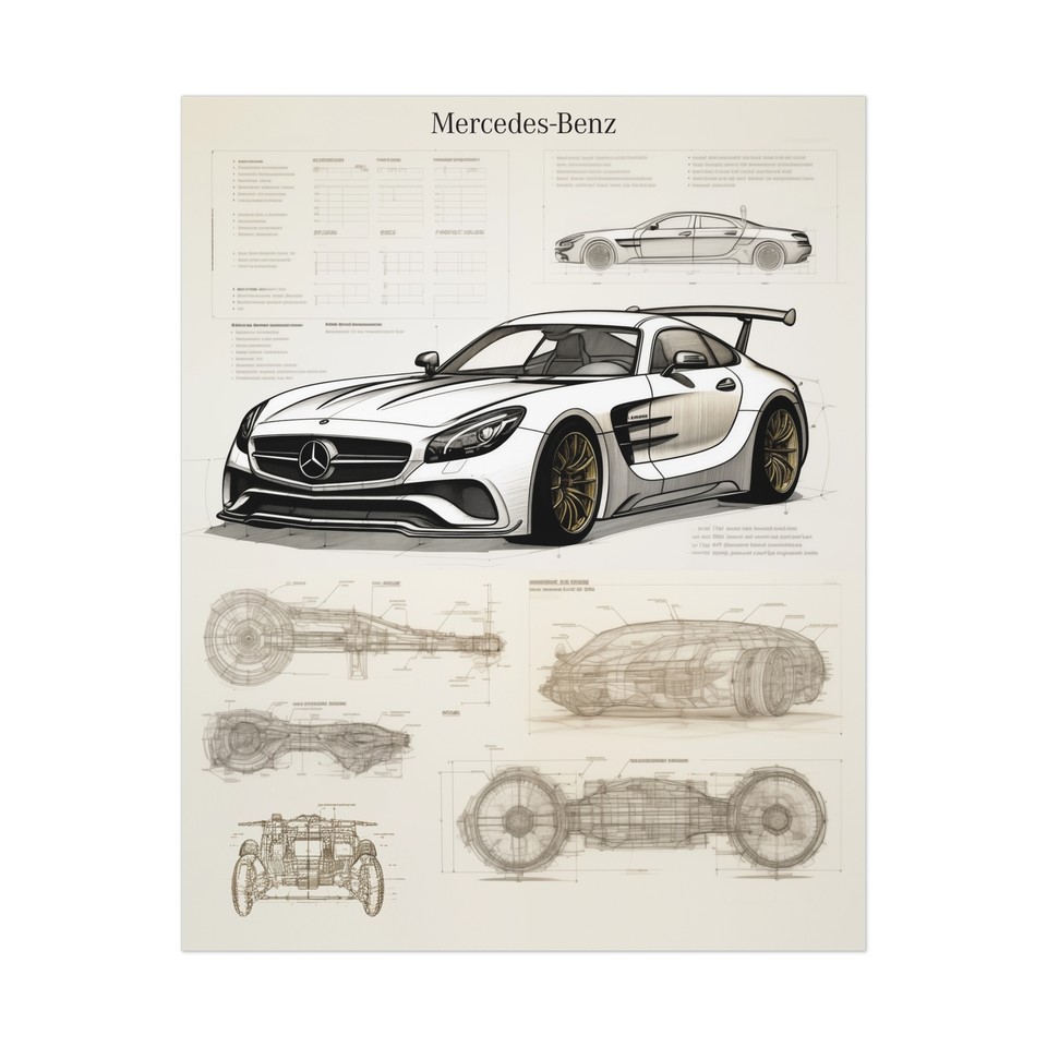 Mercedes Benz AMG Poster- Mercedes Benz AMG Wall Art, Mercedes Benz amg ...