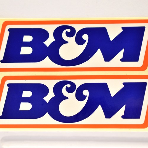 Vintage 1990s B&M Car Parts Accessories Sticker Decal Car Show Meet ...