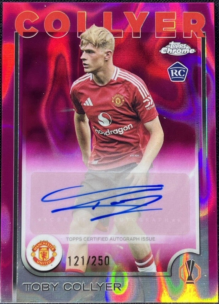 2024-25 Topps Chrome Uefa Club Competitions - Chrome Autographs Toby ...
