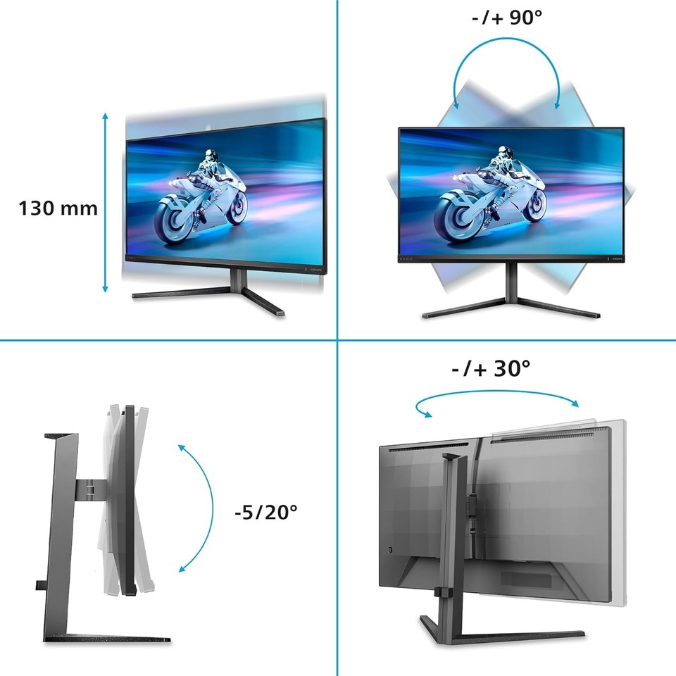 Philips Evnia 5000 27M2N5500 00 27" Widescreen IPS Dark Slate Monitor ...