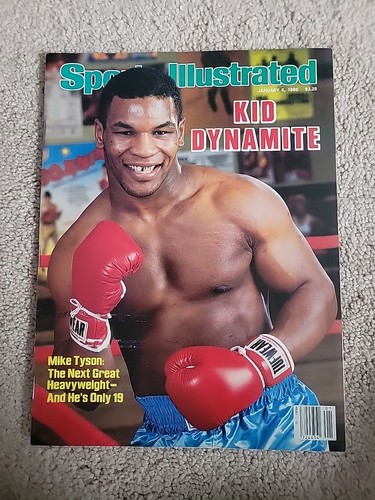 January 6, 1986 Sports Illustrated Mike Tyson Kid Dynamite Rookie 1st Cover Rare | eBay