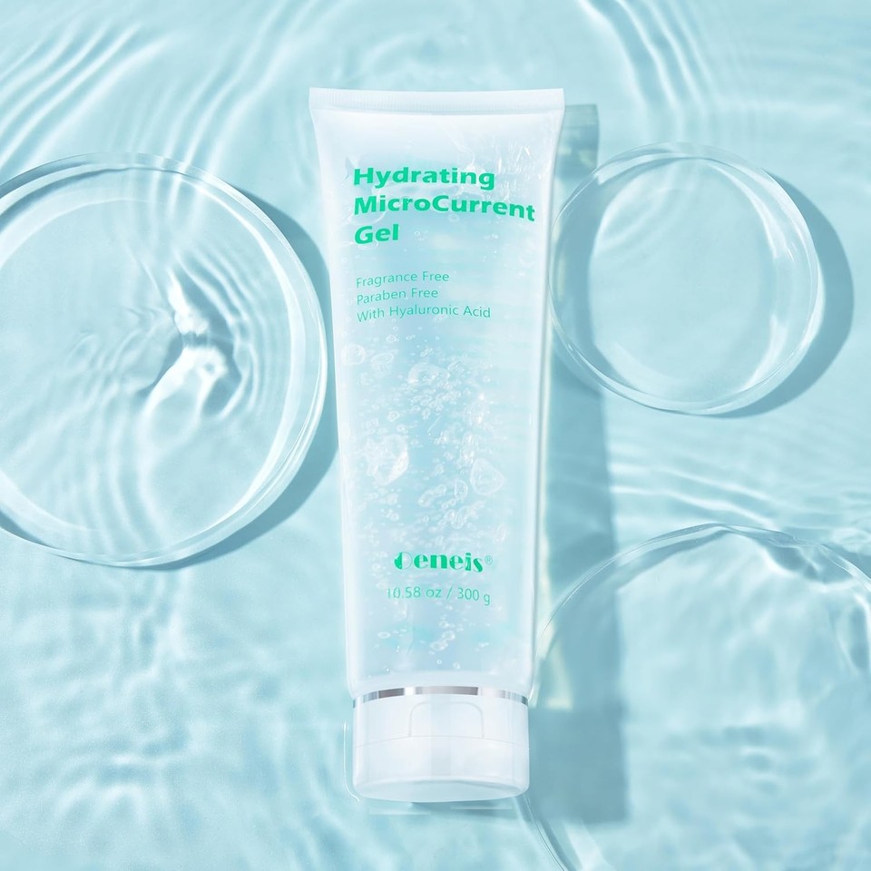 Hydrating Microcurrent Conductive Gel, Fragrance-Free, Paraben-Free ...