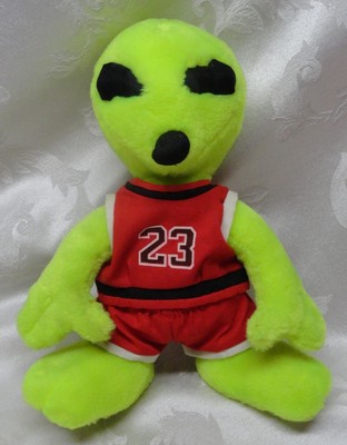 Alien Life Form #23 Michael Jordan 11" Neon Martian Space Jam Creature ...