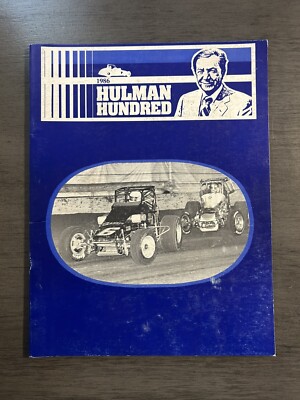1986 Hulman Hundred USAC Sprint Car Racing Program Gary Bettenhausen ...