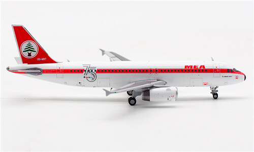 JC Wings Middle East Airlines Retro Livery A320-200 OD-MRT 1:400 Pre ...