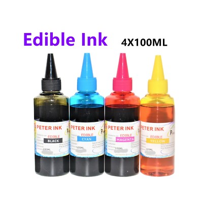 Edible Ink bottles for WF2830 WF2850 XP4100 XP4105 T212 212 cartridge ...