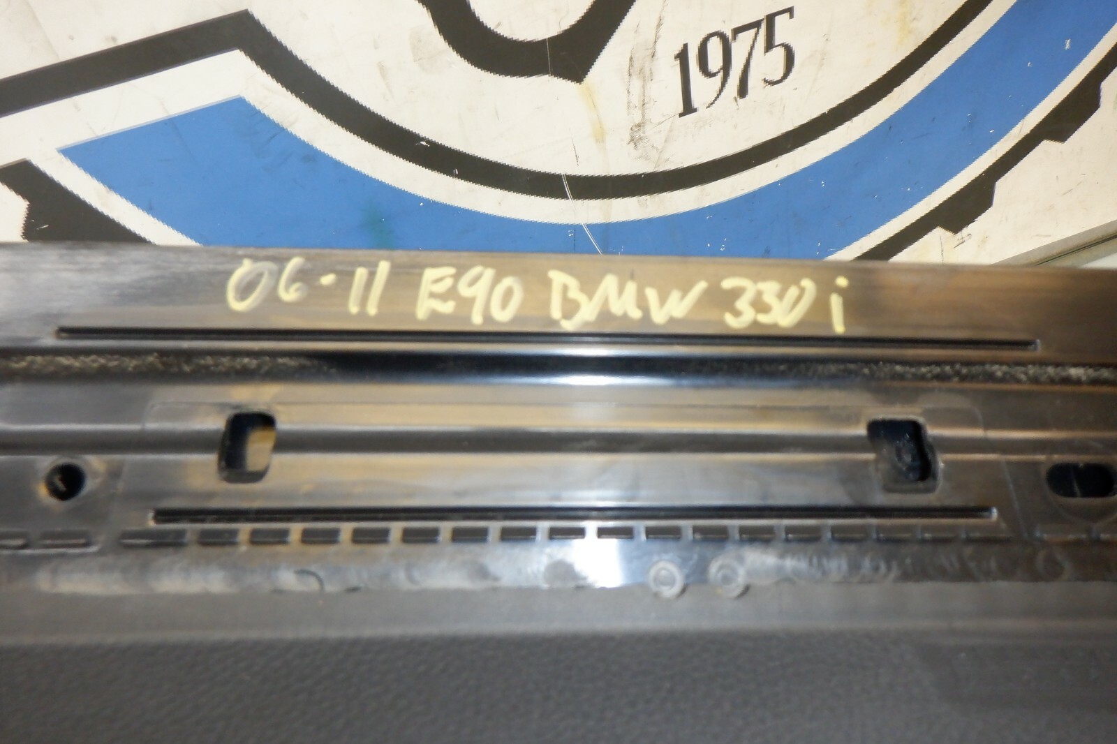 2006-2011 BMW E90 DASH GLOVE BOX DOOR BLACK OEM USED 3456789012 | eBay