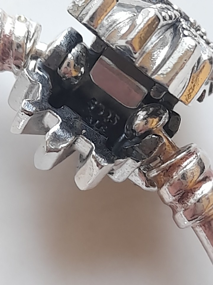 Genuine Pandora 925 ALE ltd edition firework clasp charm bracelet ...