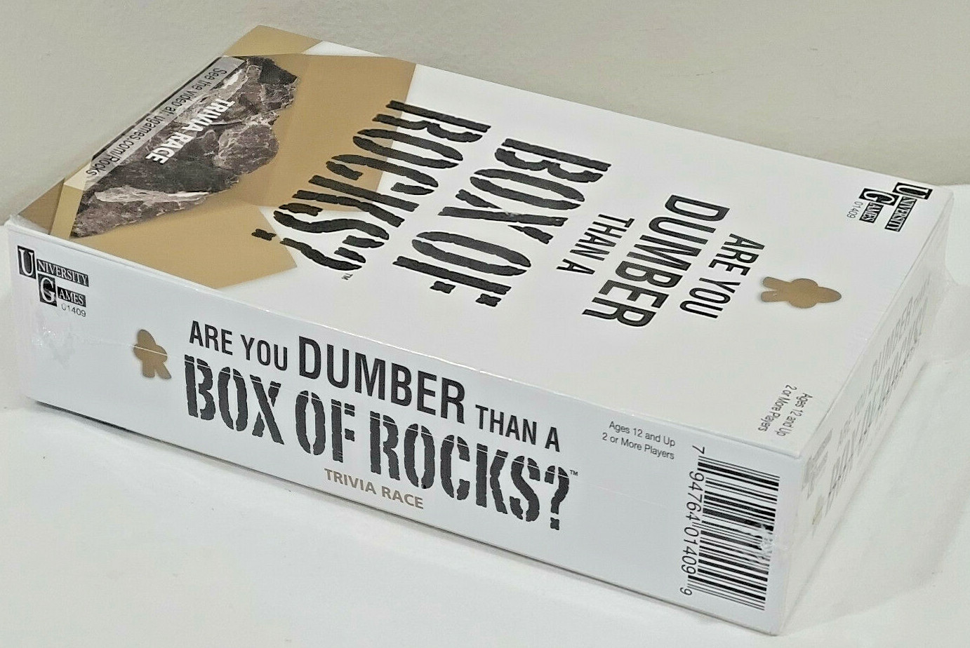 University Games Are You Dumber Than A Box Of Rocks? Trivia Race Game ...