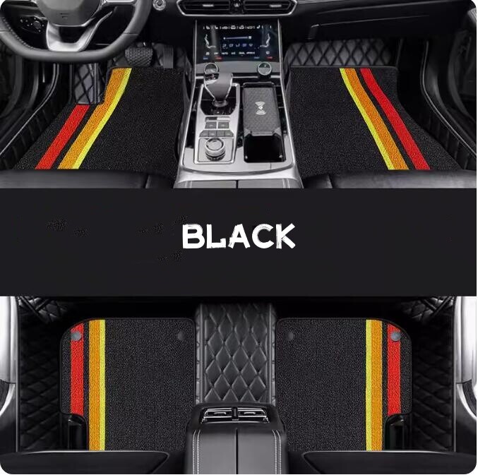 For Mercedes-Benz Car Floor Mats Double Layer Auto Carpets Waterproof ...