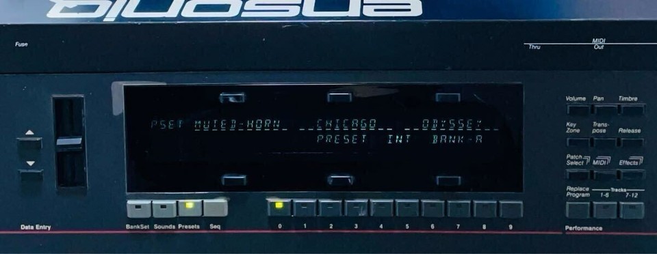 ENSONIQ SD-1 Synthesizer Vintage Digital Workstation Keyboard Tested | eBay