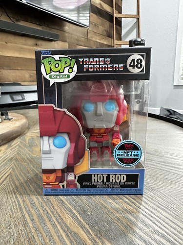 Funko POP! Digital #48 Transformers Hot Rod - 1550pcs Legendary w/Pop ...