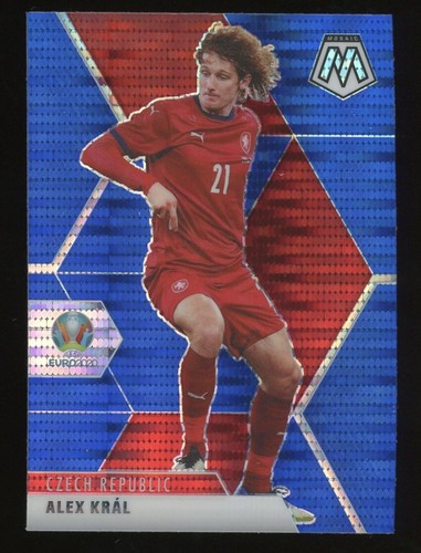 2021 Panini Mosaic Alex Kral UEFA Euro 2020 Blue Pulsar #27 Czech Republic RC | eBay