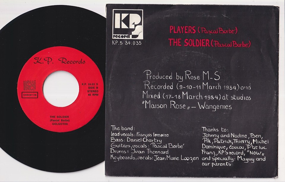 GOLGOTHA * 1984 BELGIUM HEAVY METAL NWOBHM PRIVATE 45 * Listen! | eBay