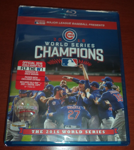 Chicago Cubs 2016 World Series Champions Blu-Ray And DVD Discs ...