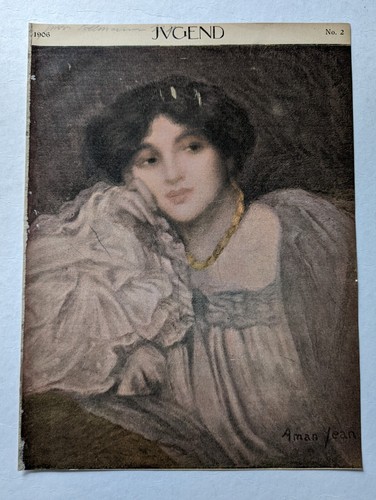 Originale Frontespizio Di Gioventù 1906 N.2 Aman-Jean Pfeiffer (K184 ...