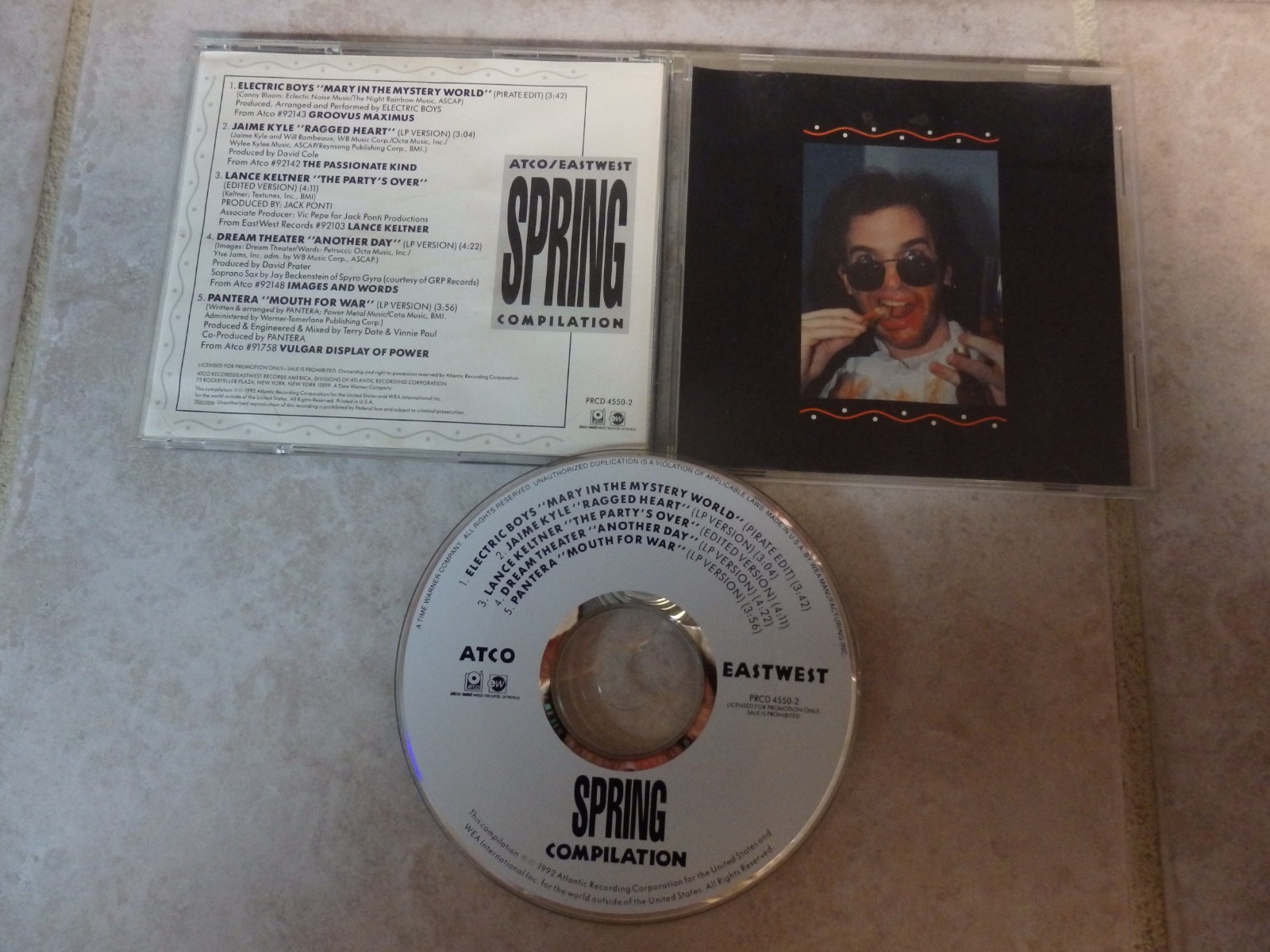 ATCO Hits Spring 1992 Compilation Early Press CD Hair Metal Hard Rock ...