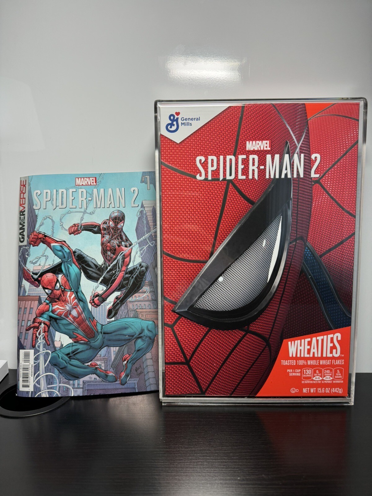 Wheaties Marvel’s Spider-Man 2 Box LE Acrylic Case With Comic *Ready To ...