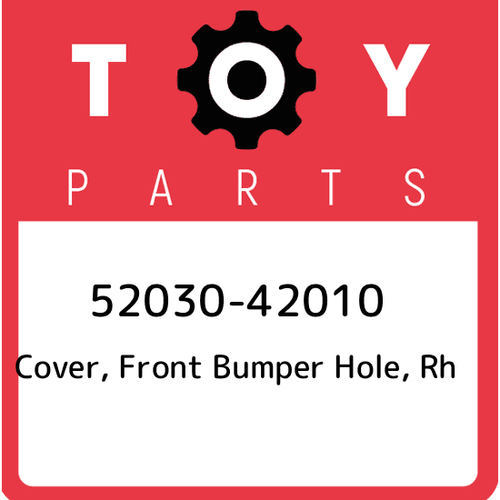 52030-42010 Toyota Cover, front bumper hole, rh 5203042010, New Genuine ...