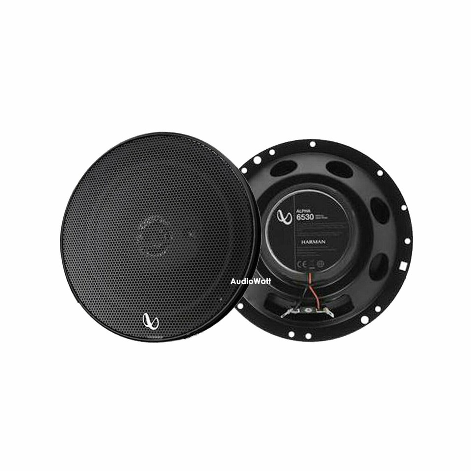 2 Pairs - Infinity Alpha 6530 6.5" 580 Watts 3-Way Car Audio Coaxial ...