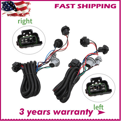 Left & Right Side Tail Light Lamp Wiring Harness for Chevy Silverado ...