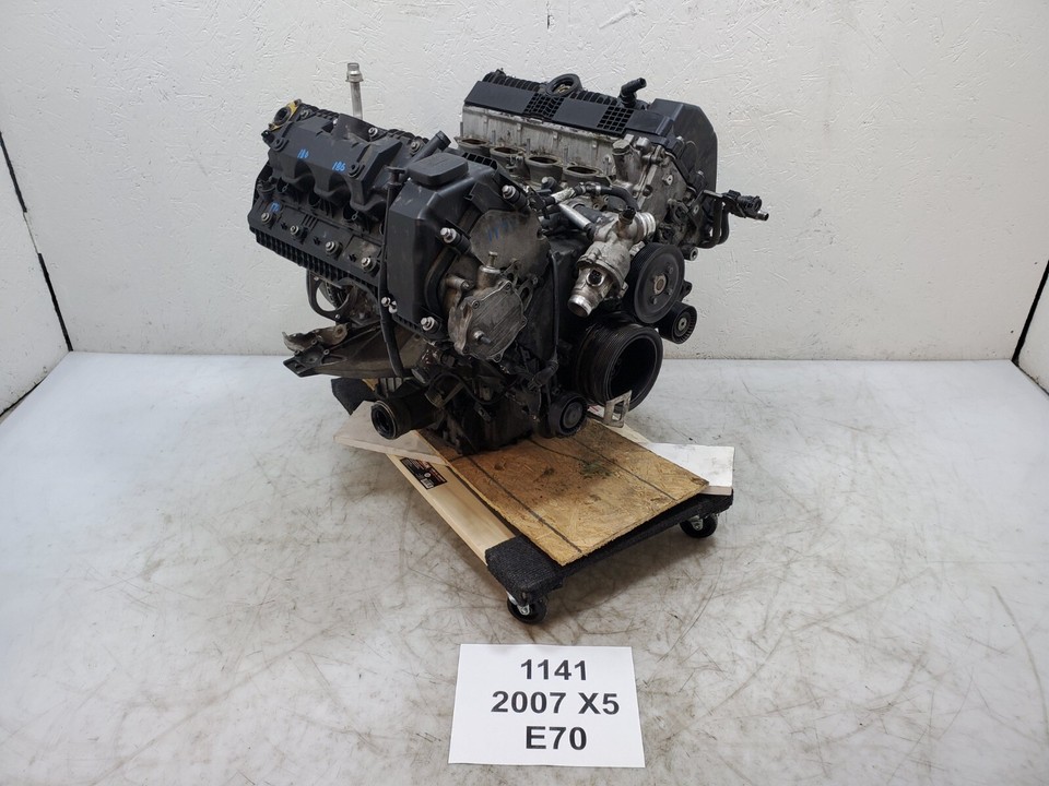 07-10 OEM BMW E70 X5 N62 4.8L V8 AWD Engine Motor Long Block N62B48B ...