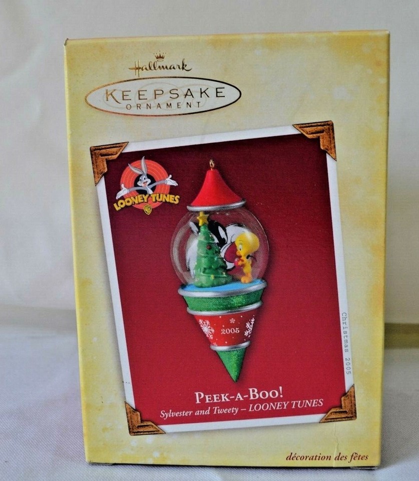 Hallmark Tweety Bird Ornament Tweety Sylvester Peek A Boo Looney Tunes ...