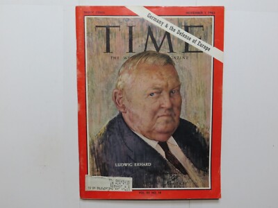 Time Magazine (November 1, 1963) (Ludwig Erhard) G6 | eBay