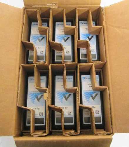 (6) Videojet V410-D Make-Up Black Ink 01-Feb-20 | eBay