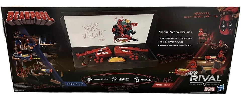 NERF Rival Deadpool Kronos XVIII-500 Pistol Set - E0861US20 ...
